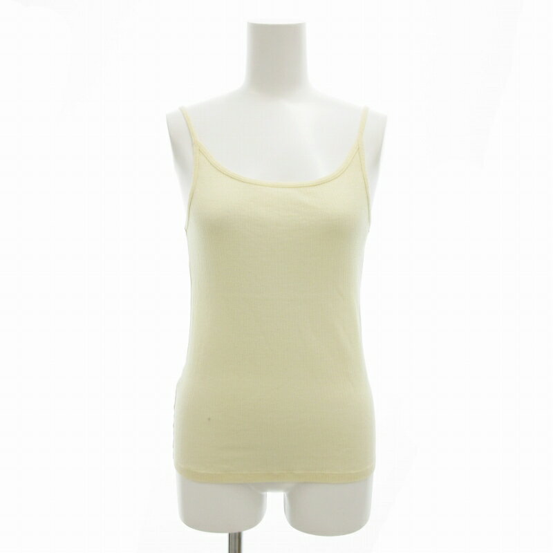 【中古】未使用品 ベースレンジ BASERANGE キャミソール リブ コットン S ベージュ TOTT-RB-000 /FF3 0914 ■GY25 ●TZ レディース 【ベクトル 古着】 240914ブランドベースレンジ BASERAN...
