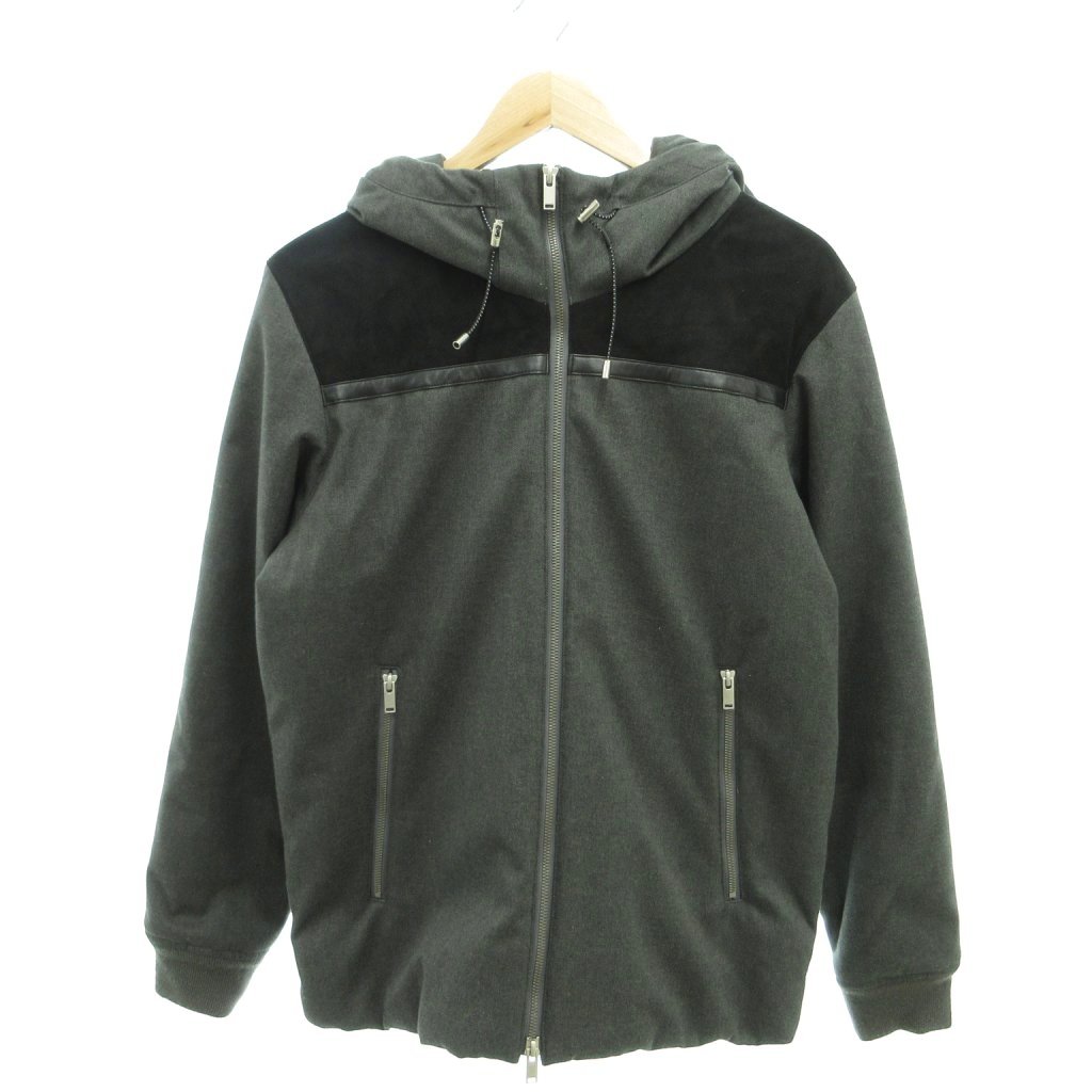 【中古】ザショップティーケー THE SHOP TK パフジャケット フェイクスエード切替 XL グレー 黒 ブラック /YJ ■GY66 メンズ 【ベクトル 古着】 260130ブランドザショップティーケー THE SHOP TK表記サイ...