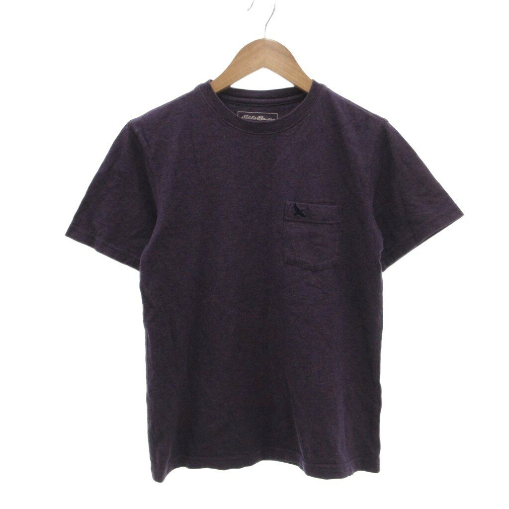 【中古】エディーバウアー EDDIE BAUER Tシャツ XS 紫 パープル 半袖 胸ポケット 刺繍 /NU ■ECF005 メンズ 【ベクトル 古着】 260515ブランドエディーバウアー EDDIE BAUER表記サイズXS実寸サイズ...