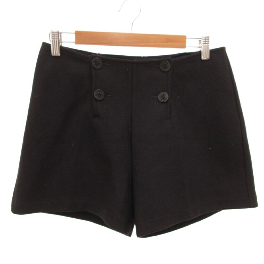 【中古】アニエスベー agnes b. 美品 ショートパンツ ショーツ セーラーパンツ ウール 2 ネイビー 紺色 無地 /MX ■ECF005 レディース 【ベクトル 古着】 260514ブランドアニエスベー agnes b.表記サイズ2...