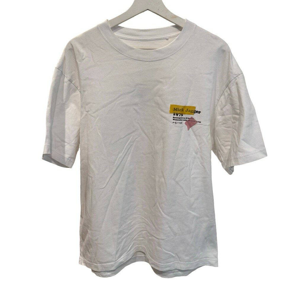【中古】ユニクロ UNIQLO 半袖 Tシャツ アンディ・ウォーホル ミック・ジャガー アートプリント クルーネック XL 白 ホワイト /MZ ■ECF005 メンズ 【ベクトル 古着】 260612ブランドユニクロ UNIQLO表記サイ...