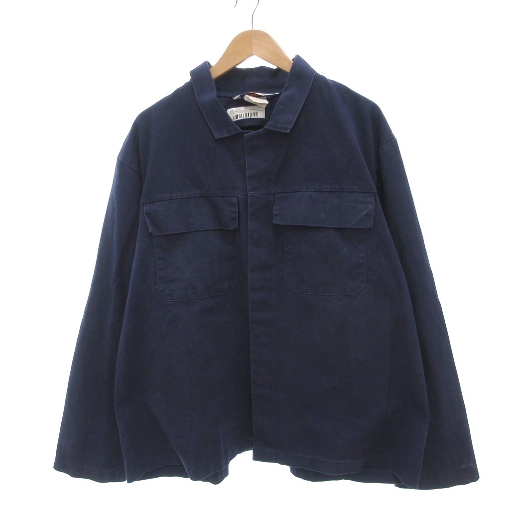 【中古】Farlane by alsico プロバン ワークジャケット カバーオール 144 紺 ネイビー /YJ ■GY12 メンズ 【ベクトル 古着】 260319表記サイズ144 実寸サイズ肩幅：56cm　身幅：76cm　袖丈：64c...