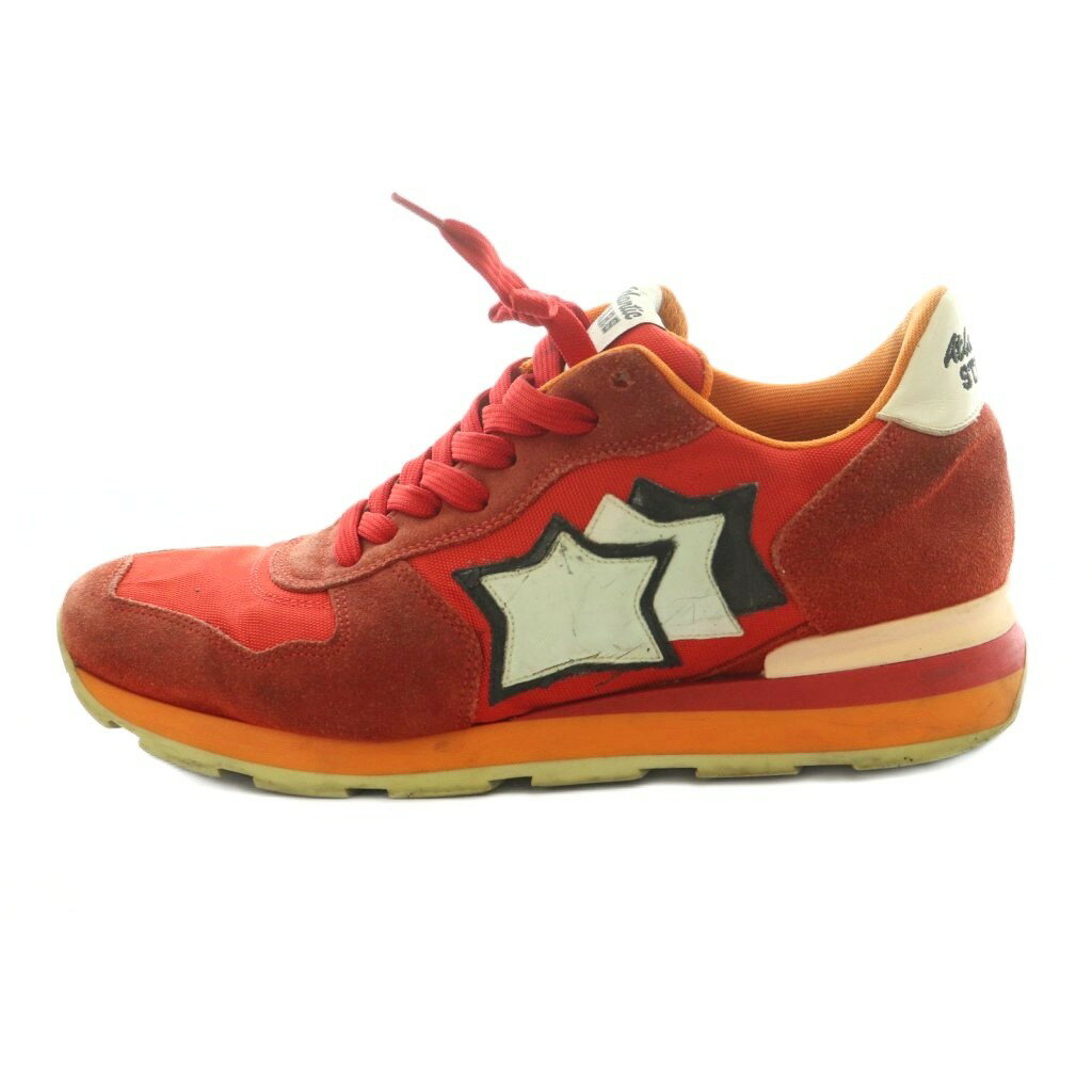 【中古】アトランティックスターズ Atlantic Stars スニーカー シューズ 41 26.0cm 赤 /MI ■GY01 メンズ 【ベクトル 古着】 260309ブランドアトランティックスターズ Atlantic Stars表記サイ...