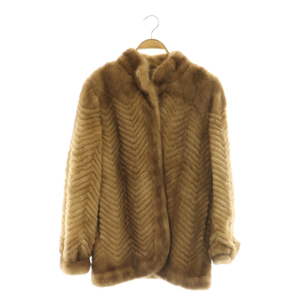 【中古】サガミンク SAGA MINK ファーコート ミンクファー 毛皮 アウター ミドル丈 ブラウン /CX ■GY18 レディース 【ベクトル 古着】 260331ブランドサガミンク SAGA MINK表記サイズサイズ表記なし(実寸サイ...