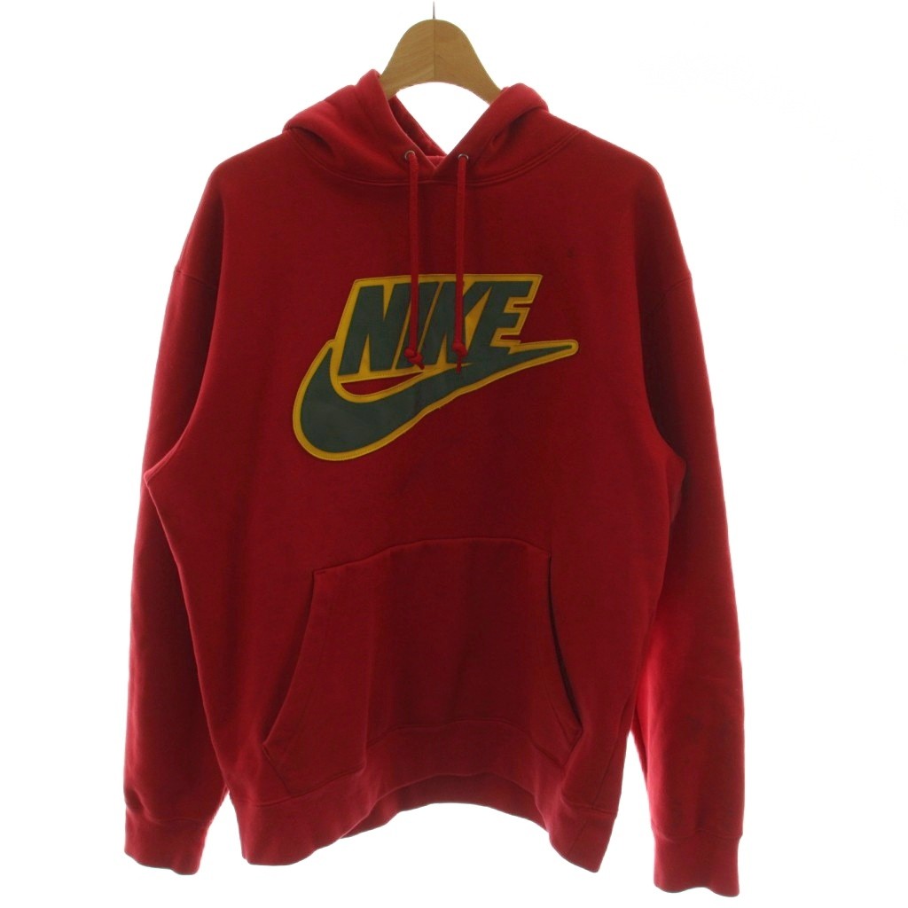 【中古】ナイキ NIKE ×シュプリーム Supreme スウェット パーカー S 赤 長袖 フード付き ロゴ /GG ■GY18 メンズ 【ベクトル 古着】 260409ブランドナイキ NIKE表記サイズS実寸サイズ肩幅：49cm　身幅：...