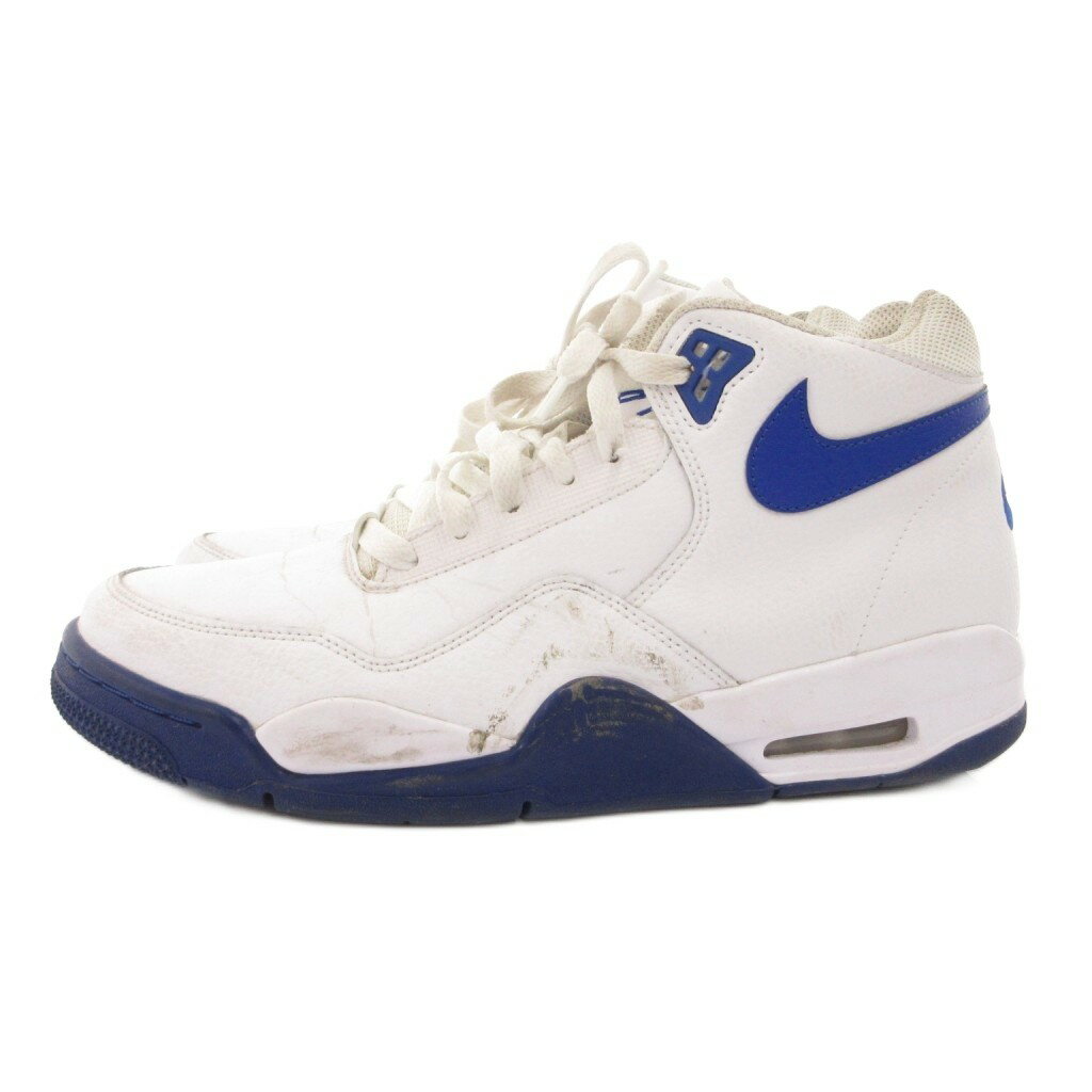 【中古】ナイキ NIKE フライト レガシー FLIGHT LEGACY スニーカー ロゴ ハイカット 27 白 ホワイト 青 ブルー BQ4212-103 /ML ■GY18 メンズ 【ベクトル 古着】 260602ブランドナイキ NIK...