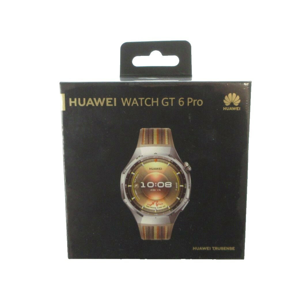 【中古】未使用品 HUAWEI ATM-B29 WATCH GT6 Pro スマートウォッチ 腕時計 デジタル ロゴ シルバー色 ■GY18 /MQ メンズ 【ベクトル 古着】 260603表記サイズ-実寸サイズ-　素材-色シルバーカラー状...