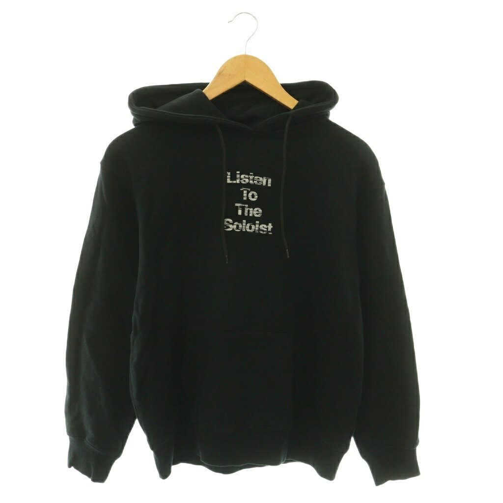 【中古】ニューエラ NEW ERA タカヒロミヤシタザソロイスト TAKAHIROMIYASHITATheSoloist. 23SS Listen To The Soloist パーカー フーディ スウェット S ブラック /ES レディー...