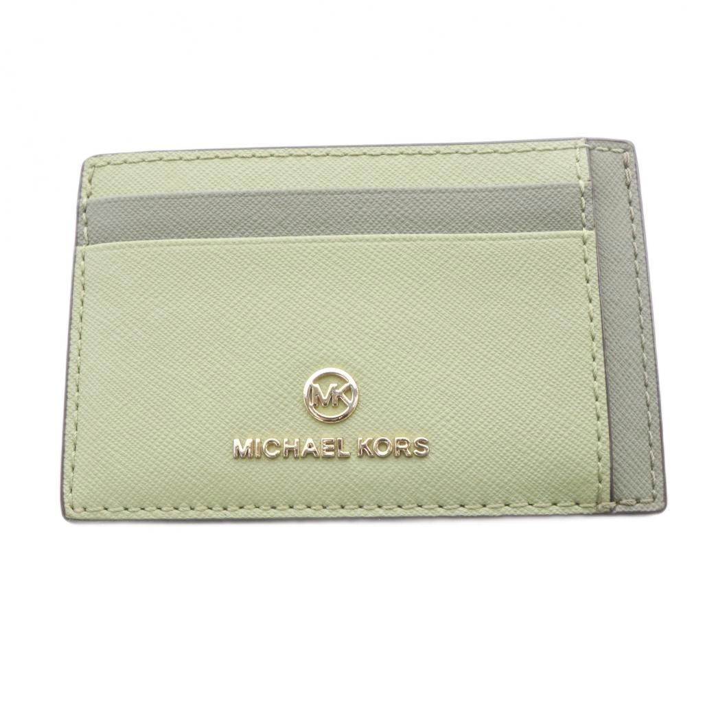 【中古】マイケルコース MICHAEL KORS カードケース レザー ロゴ 緑 グリーン /SR ■GY11 レディース 【ベクトル 古着】 260716ブランドマイケルコース MICHAEL KORS表記サイズサイズなし（実寸サイズをご...