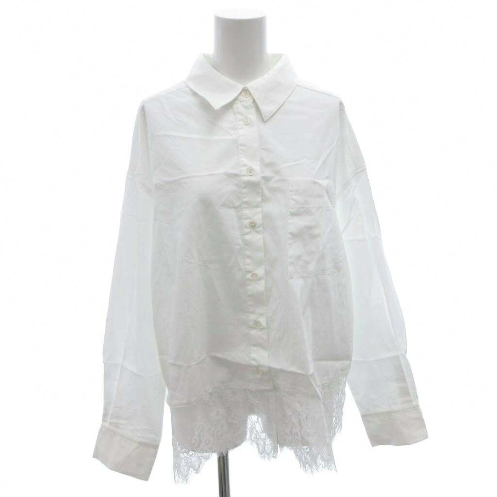 【中古】スピック&スパン Spick&Span 26SS レースタイプライターシャツ ブラウス 長袖 白 ホワイト /FF レディース 【ベクトル 古着】 260512ブランドスピック&スパン Spick&Span表記サイズサイズ表記はござ...