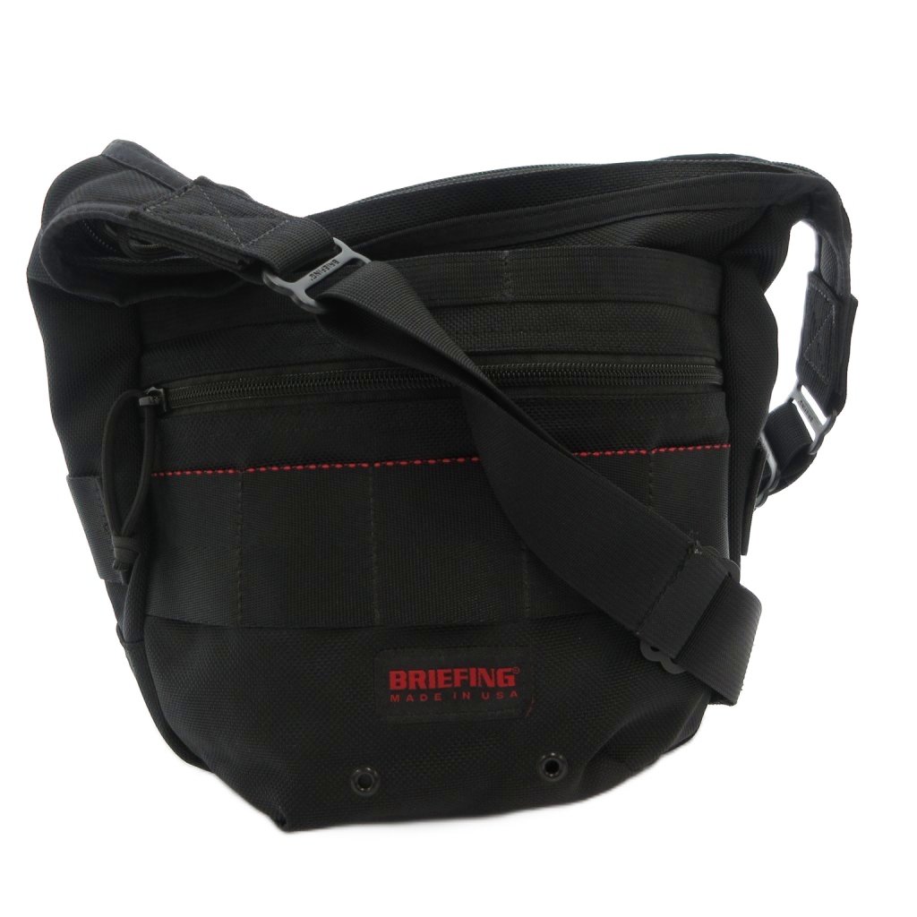 【中古】ブリーフィング BRIEFING DAY TRIPPER S ショルダーバッグ ボディバッグ クロスボディ バリスティックナイロン ロゴ 黒 ブラック /FF メンズ 【ベクトル 古着】 260514ブランドブリーフィング BRIE...