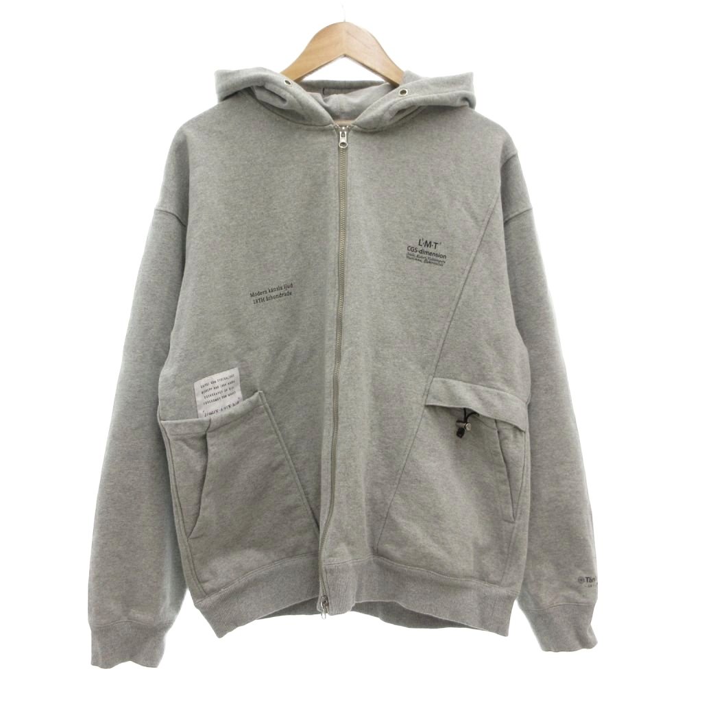 【中古】ベー・セーストック B.C STOCK 美品 OLIVEDRAB キャリーポケットパーカー フード ジップアップ 裏起毛 スウェット グレー /MG メンズ 【ベクトル 古着】 260526ブランドベー・セーストック B.C STO...