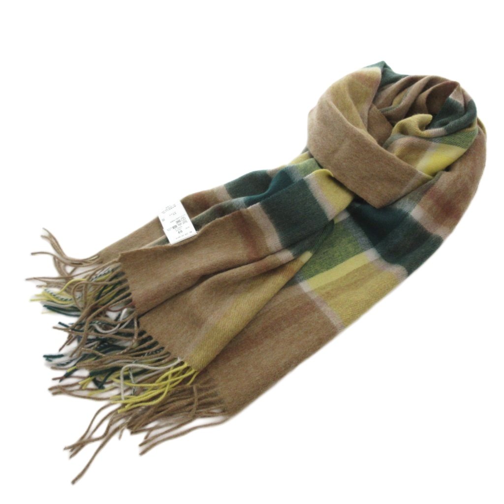 【中古】シップス SHIPS any カシミヤ ミックス ストール マフラー フリンジ ウール マルチカラー 728250016 /FF メンズ 【ベクトル 古着】 260616ブランドシップス SHIPS実寸サイズ全長（フリンジ含まず）：...