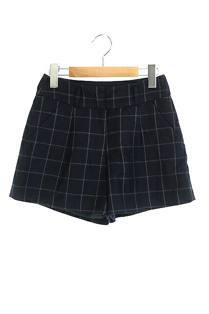 【中古】ジュエルチェンジズ Jewel Changes アローズ ショートパンツ チェック 34 黒 /AO レディース 【ベクトル 古着】 180712 ブランド古着ベクトルプレミアム店ブランドジュエルチェンジズ Jewel Change...