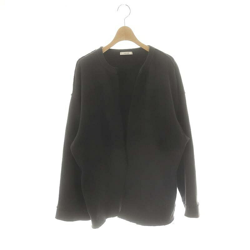 【中古】ジャーナルスタンダード JOURNAL STANDARD CUT-OFF SWEATカーディガン 裏起毛 クルーネック F グレー /AT ■OS レディース 【ベクトル 古着】 250313ブランドジャーナルスタンダード JOUR...