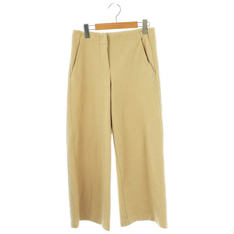 【中古】マックス&コー MAX&CO. 細畝ストレートパンツ ワイドパンツ XS ベージュ /ES ■OS レディース 【ベクトル 古着】 250610ブランドマックス&コー MAX&CO.表記サイズXS実寸サイズウエスト：70cm　もも幅...