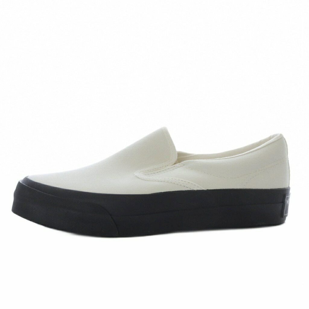 【中古】未使用品 ウエアマスターズ WEARMASTERS スリッポン スニーカー キャンバス 24.5cm ホワイト /YO11 レディース 【ベクトル 古着】 251014表記サイズ24.5cm実寸サイズ最大幅：8.5cm　アウトソール...