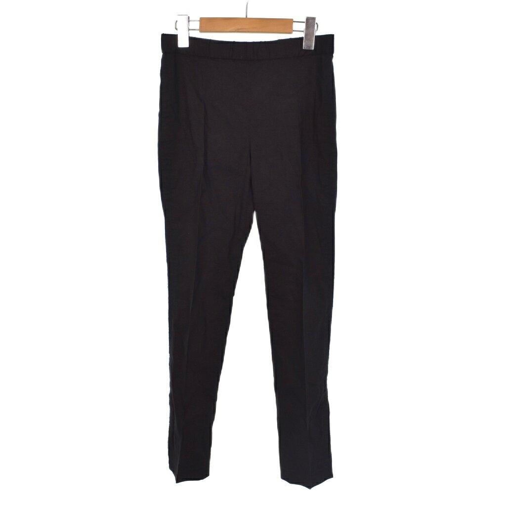 【中古】セオリー Theory CRUNCH WASH THORINA リネンパンツ スラックス P 黒 ブラック ■FY レディース 【ベクトル 古着】 251218ブランドセオリー Theory表記サイズP実寸サイズウエスト：66-72...
