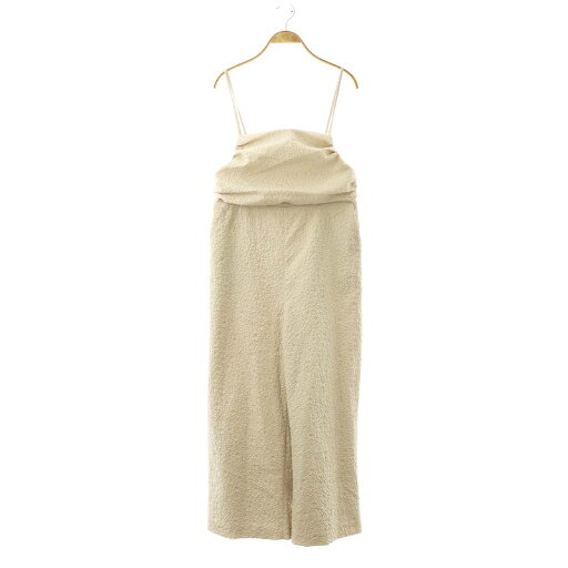 【中古】ルルウィルビー Loulou Willoughby 24SS エンボスサロペット オールインワン 2 ライトベージュ /DO ■OS レディース 【ベクトル 古着】 260113ブランドルルウィルビー Loulou Willough...