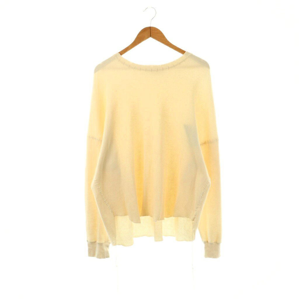 【中古】ディスカバード DISCOVERED DAMAGE WAFFLE CUTSEWN ビッグシルエットダメージワッフルカットソー Tシャツ 1 アイボリー /ES ■OS メンズ 【ベクトル 古着】 260115ブランドディスカバード ...
