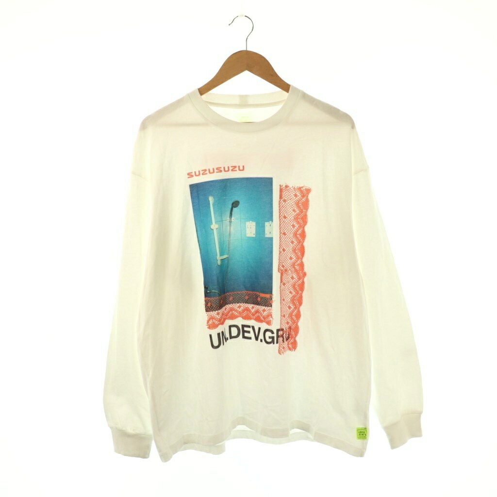 【中古】ルーズジョインツ LOOSEJOINTS プリントカットソー Tシャツ 長袖 コットン XL 白 /NR ■OS ■SH メンズ 【ベクトル 古着】 260115表記サイズXL実寸サイズ肩幅：57cm　身幅：62.5cm　着丈：72...