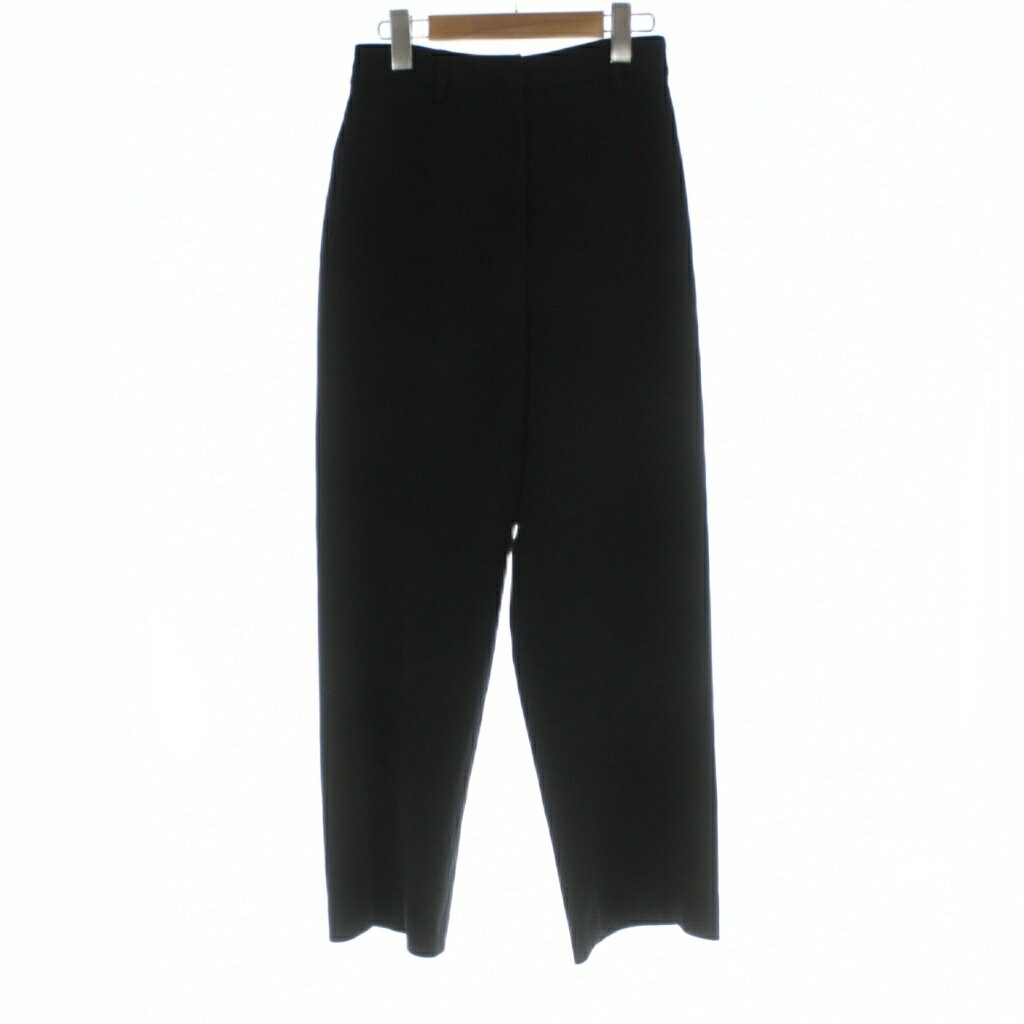 【中古】エイチ ビューティーアンドユース H BEAUTY&YOUTH DOUBLE CLOTH TAPERED PANTS パンツ S 黒 ブラック 無地 フルレングス /AB ■SH レディース 【ベクトル 古着】 260116ブランド...