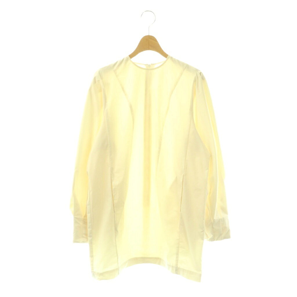 【中古】ソルム エイティーシックス Sorm'86 ブラウス 長袖 プルオーバー チュニック F アイボリー /NR ■OS レディース 【ベクトル 古着】 260120表記サイズF実寸サイズ肩幅：34.5cm　身幅：57cm　着丈：77....