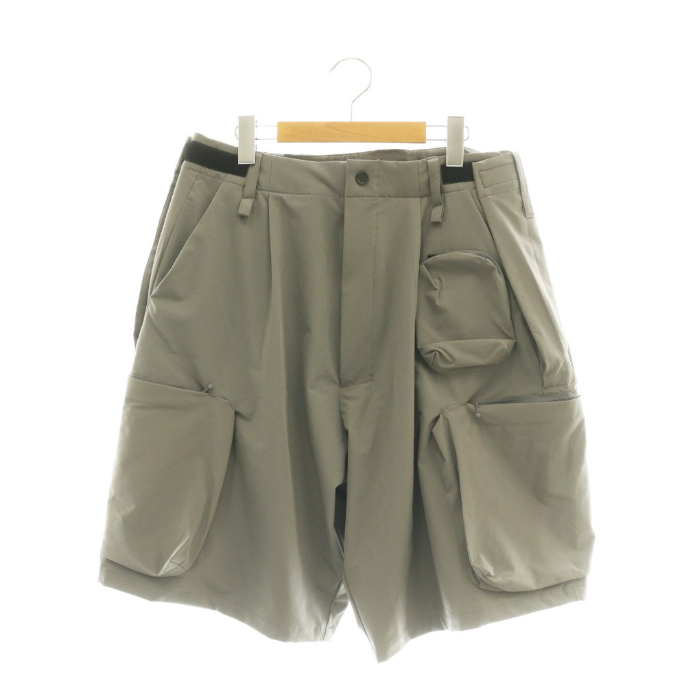 【中古】グーピーメイド GOOPiMADE P01-M Asymptotic Utility Shorts ショートパンツ ハーフパンツ 2 グレー /DF ■OS ■AD メンズ 【ベクトル 古着】 260122表記サイズ 実寸サイズウエ...