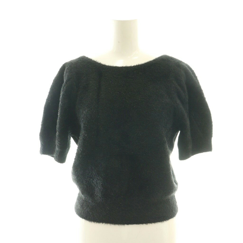 【中古】フレイアイディー FRAY I.D 24AW 2wayラメフェザーパフスリーブニット セーター F ブラック /DF ■OS レディース 【ベクトル 古着】 260130ブランドフレイアイディー FRAY I.D表記サイズF実寸サイ...