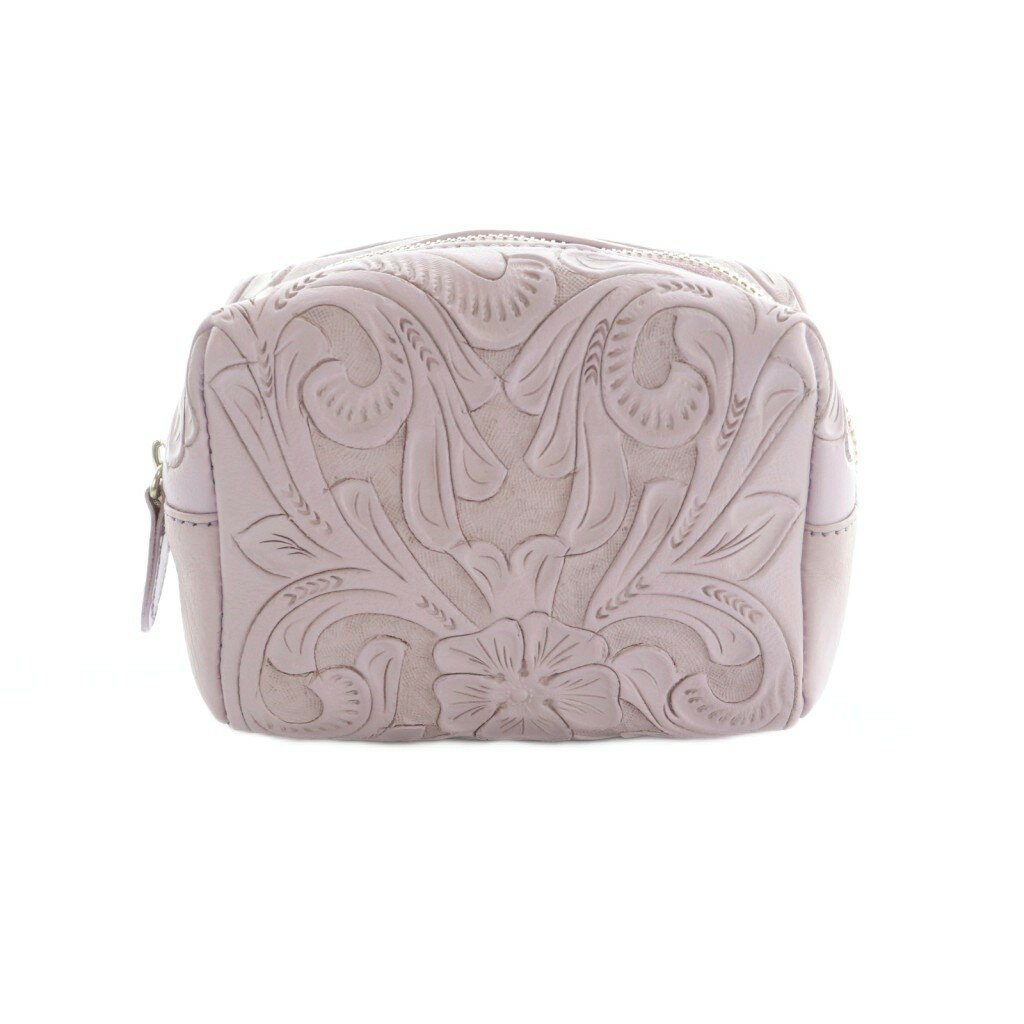 【中古】カービングトライブス グレースコンチネンタル CARVING TRIBES square pouch ポーチ レザー スクエア ラベンダー /MI ■OS ■SH レディース 【ベクトル 古着】 260206ブランドカービングトライ...
