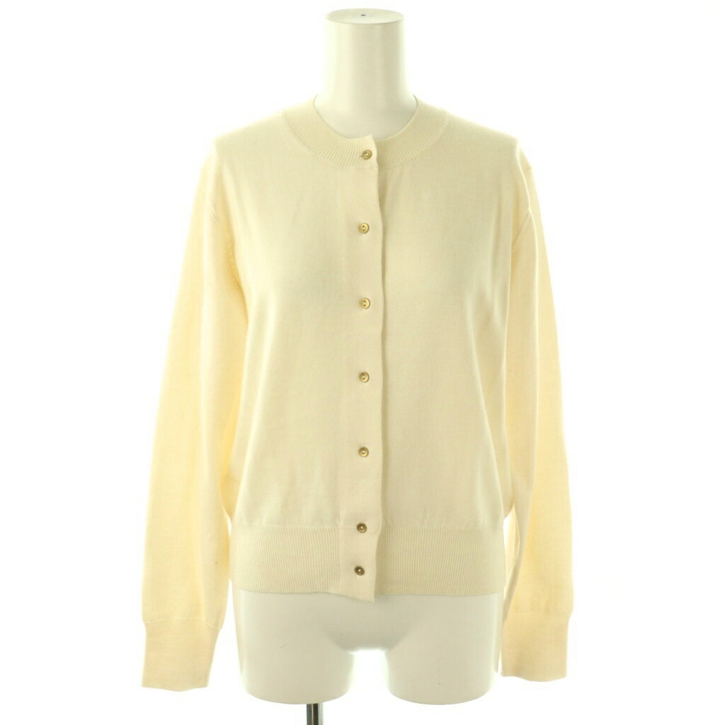 【中古】オペークドットクリップ OPAQUE.CLIP FOLCO カーディガン ニット 長袖 38 オフホワイト /HK ■OS ■SH レディース 【ベクトル 古着】 260209ブランドオペークドットクリップ OPAQUE.CLIP表...