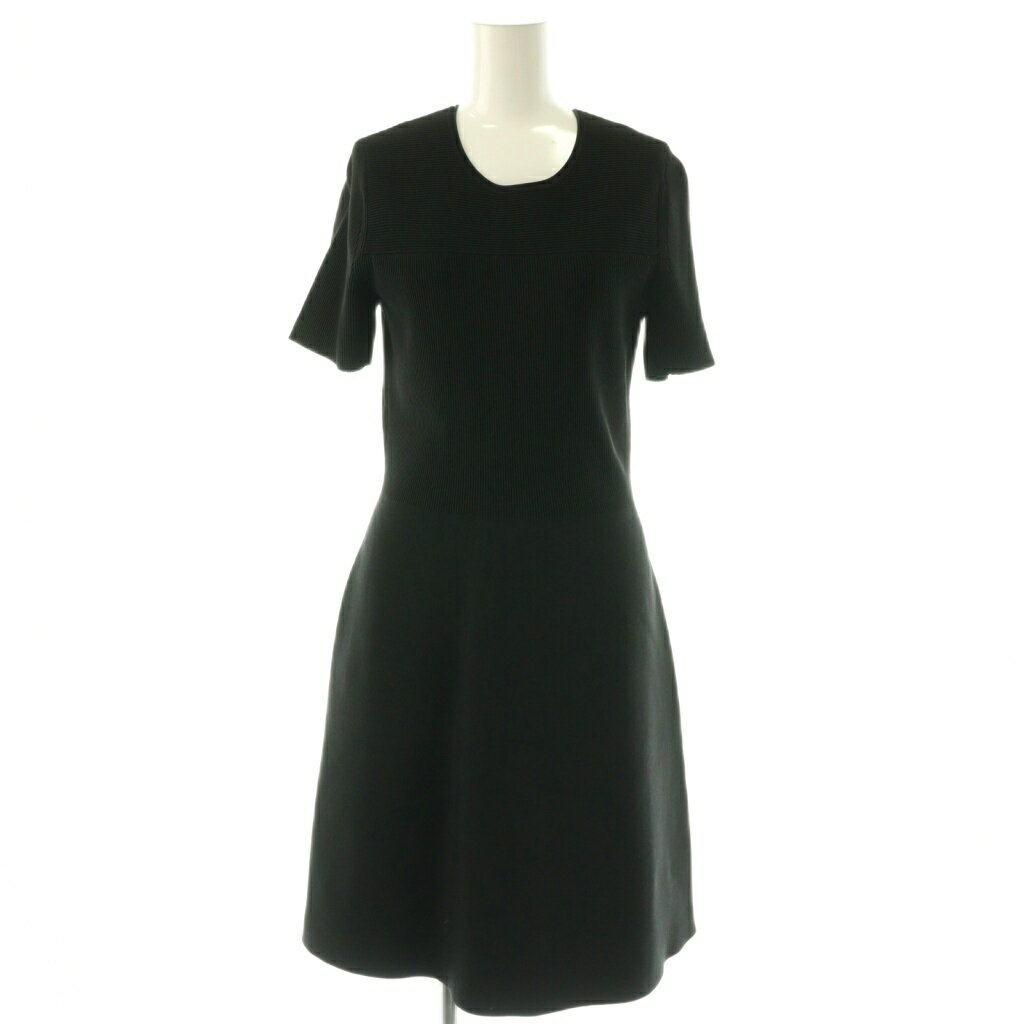 【中古】セオリー Theory GLOSSED OTTO FLARE D ワンピース S 黒 ブラック /AQ ■OS レディース 【ベクトル 古着】 260210ブランドセオリー Theory表記サイズS実寸サイズ肩幅：33.5cm　身幅...