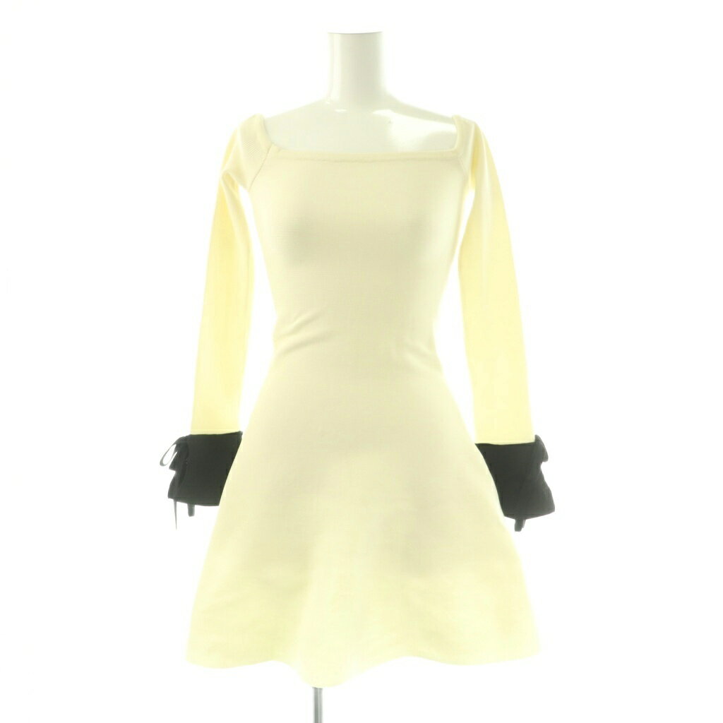 【中古】ダーリッチ Darich 24AW オフショルフレアニットミニワンピース F アイボリー /DF ■OS レディース 【ベクトル 古着】 260204ブランドダーリッチ Darich表記サイズF実寸サイズ身幅：31cm　着丈：70c...