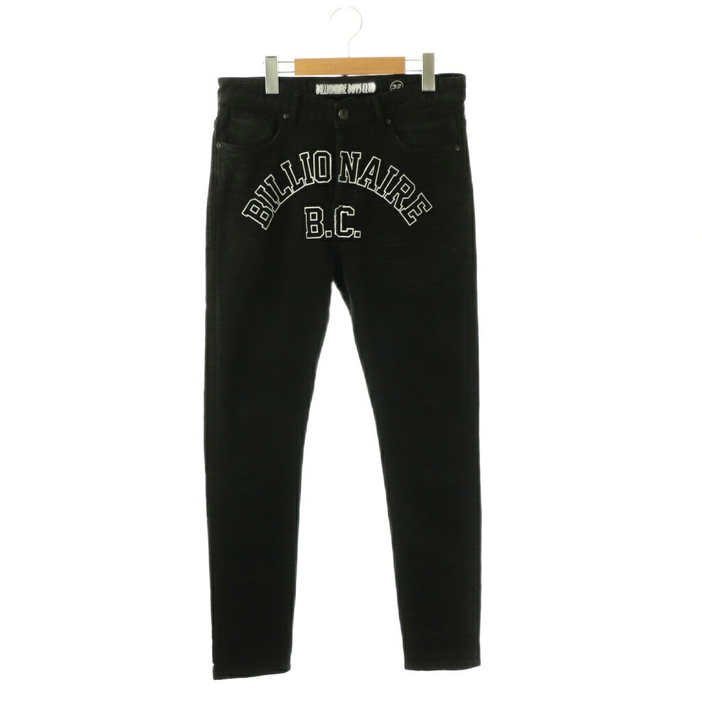 【中古】ビリオネアボーイズクラブ B.B.C Tech Slim Fit Jeans デニムパンツ ボタンフライ スキニー 32 ブラック /HK ■OS ■SH メンズ 【ベクトル 古着】 260402ブランドビリオネアボーイズクラブ B...