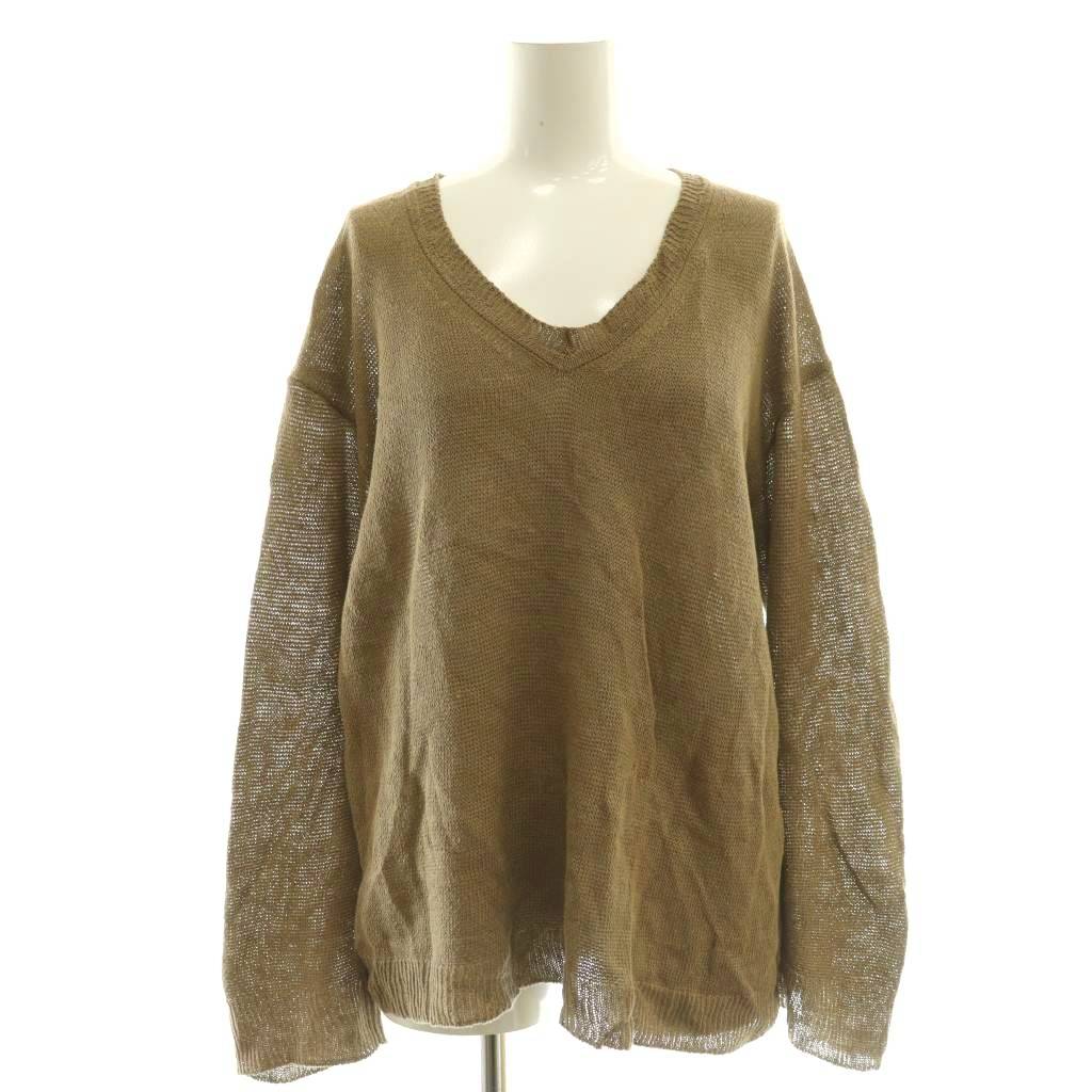 【中古】ドゥーズィエムクラス DEUXIEME CLASSE 25SS Fascinating KNIT ニット セーター モカ /DF ■OS レディース 【ベクトル 古着】 260409ブランドドゥーズィエムクラス DEUXIEME C...