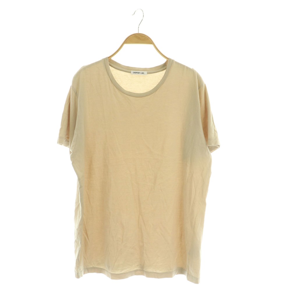 【中古】ドゥーズィエムクラス DEUXIEME CLASSE エブリデイアイライク EVERYDAY I LIKE BASIC Tシャツ 半袖 カットソー ベージュ /MY ■OS レディース 【ベクトル 古着】 260414ブランドドゥー...