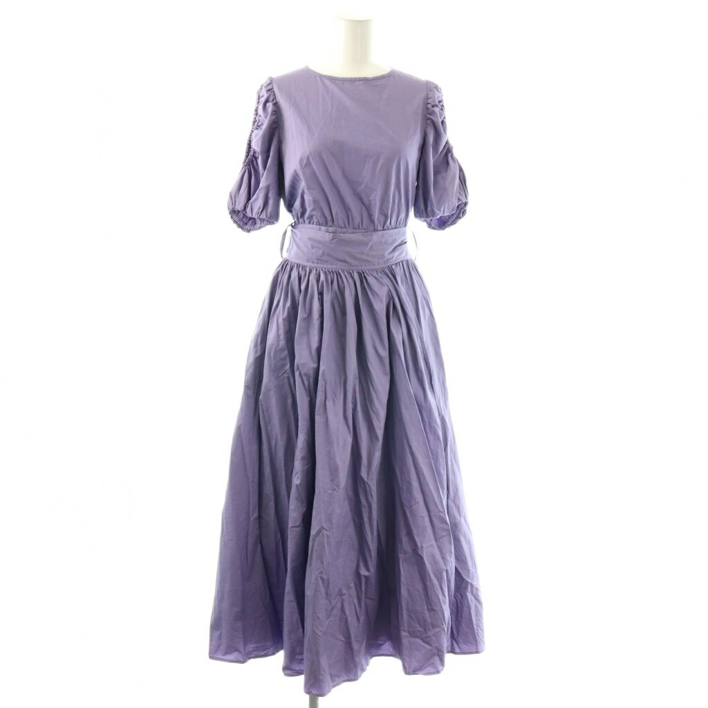 【中古】アメリヴィンテージ Ameri VINTAGE DONUTS SLEEVE DRESS ドレス ワンピース 半袖 S 紫 パープル /ES ■OS レディース 【ベクトル 古着】 260421ブランドアメリヴィンテージ Ameri ...