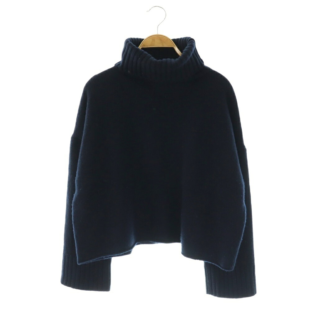 【中古】ドゥーズィエムクラス DEUXIEME CLASSE エブリデイアイライク EVERYDAY I LIKE 25AW クロップドタートルネックニット セーター ネイビー /DF ■OS レディース 【ベクトル 古着】 260415ブ...