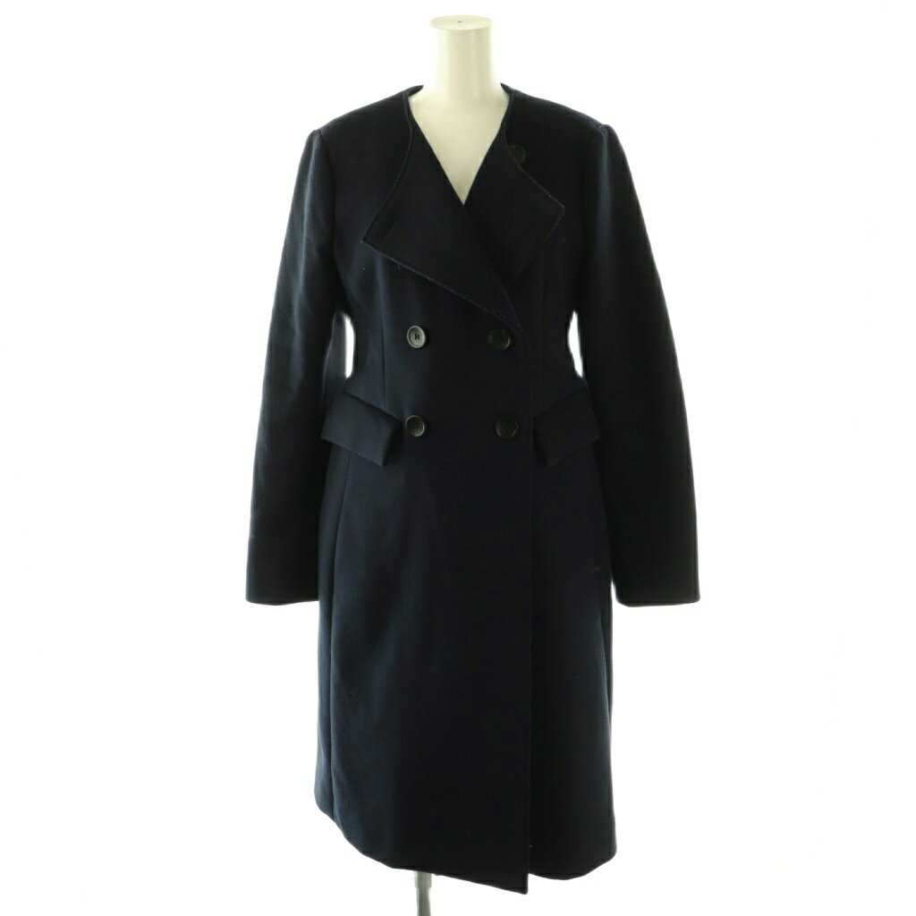 【中古】イザベルマラン ISABEL MARANT ウール ダブルコート アウター 36 ネイビー /DF ■OS レディース 【ベクトル 古着】 260415ブランドイザベルマラン ISABEL MARANT表記サイズ36実寸サイズ肩幅：...