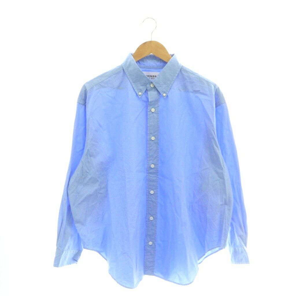 【中古】シンゾーン Shinzone DADDY SHIRT シャツ ブラウス ボタンダウン PO ブルー 21AMSBL08 /CX ■OS レディース 【ベクトル 古着】 260421ブランドシンゾーン Shinzone表記サイズPO実...