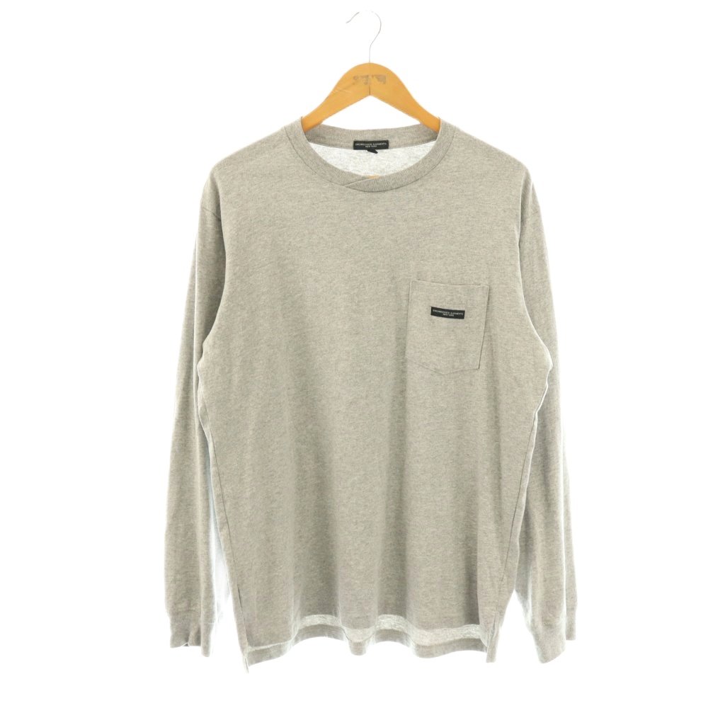 【中古】エンジニアードガーメンツ Engineered Garments Long Sleeve Crew Neck Tee ロンT Tシャツ カットソー クルーネック 長袖 S グレー /HS ■OS ■SH メンズ 【ベクトル 古着】 ...