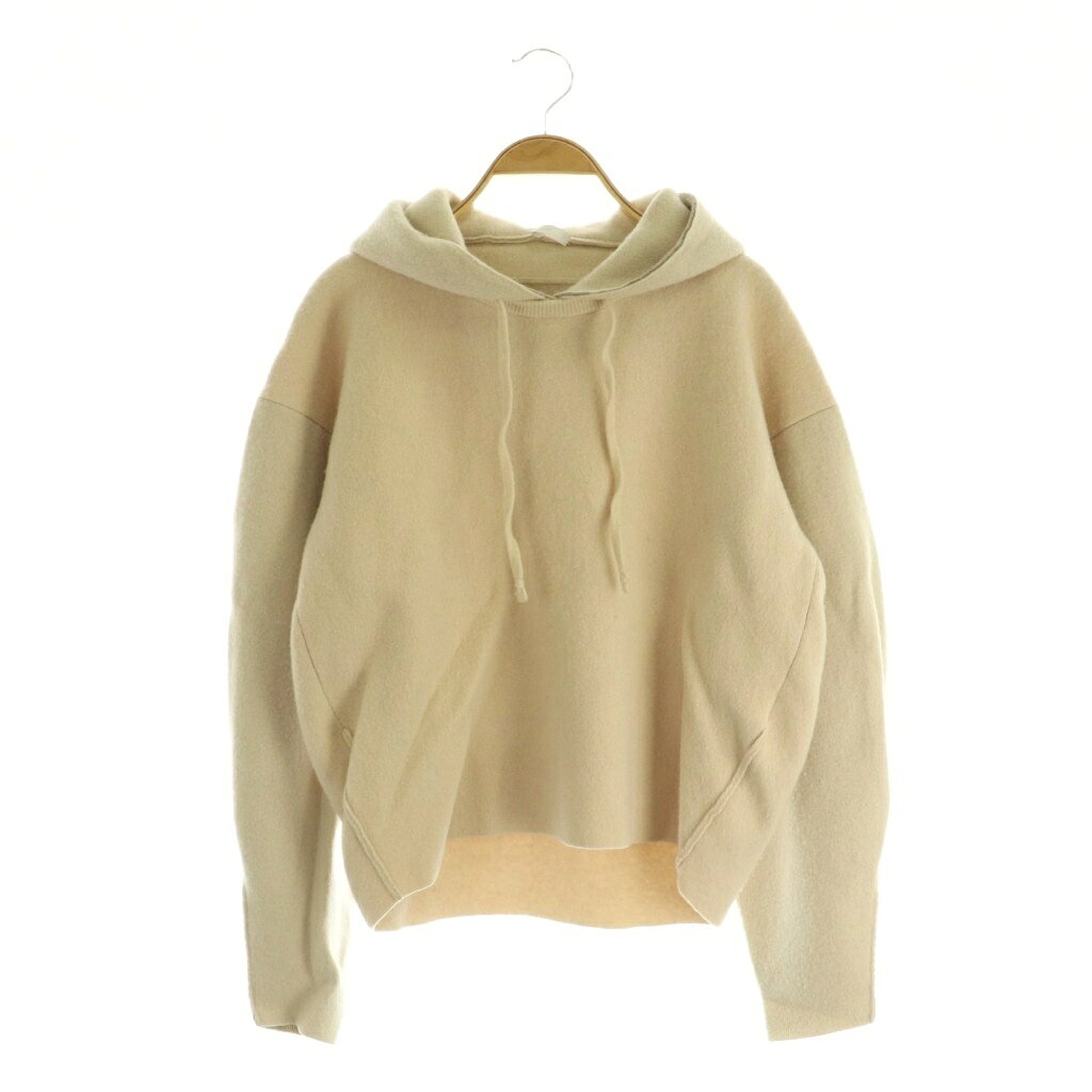 【中古】リト Rito OVERSIZED HOODED SWEATER ニット パーカー 長袖 プルオーバー 36 ベージュ /MY ■OS レディース 【ベクトル 古着】 260429ブランドリト Rito表記サイズ36実寸サイズ身幅：...