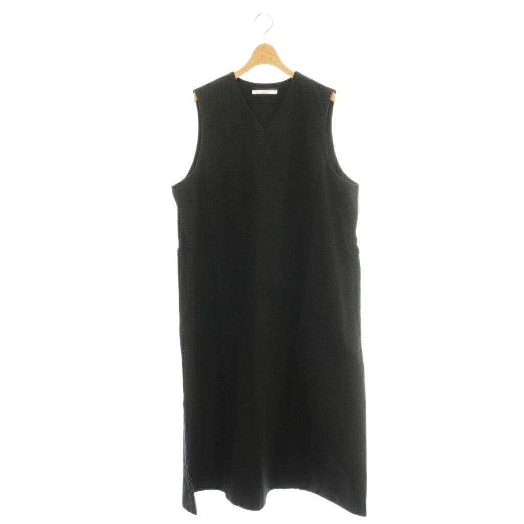【中古】ラボレイトリー LABORATORY LA316 TRAVAIL NO SLEEVE ONE PIECE ワンピース ノースリーブ F ブラック /ES ■OS ■SH レディース 【ベクトル 古着】 260502表記サイズF実寸サ...