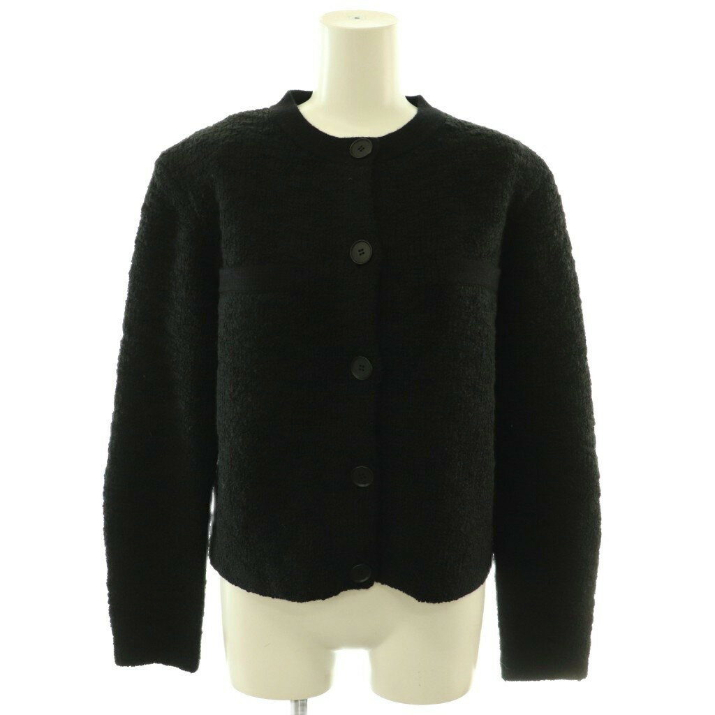 【中古】未使用品 セオリーリュクス theory luxe 24AW MUSCA COLONEL カーディガン ニット 38 ブラック /CX ■OS レディース 【ベクトル 古着】 260508ブランドセオリーリュクス theory lu...