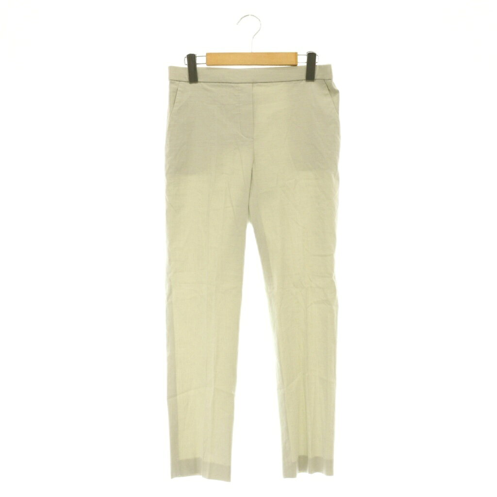 【中古】セオリー Theory 24SS TREECAPULL ON J GOOD CRUNCH Wパンツ テーパード ストレッチ 4 ライトグレー /MY ■OS レディース 【ベクトル 古着】 260513ブランドセオリー Theory...