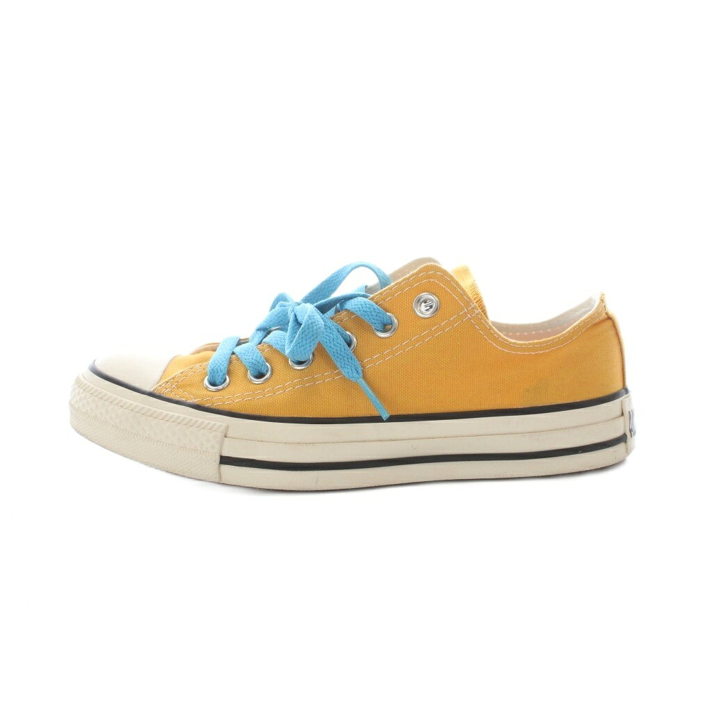 【中古】コンバース CONVERSE ALL STAR BURNT COLORS OX スニーカー 24cm オレンジ ローカット シューレース ラバーキャップトゥ 1SC961 /RI ■OS レディース 【ベクトル 古着】 260523...