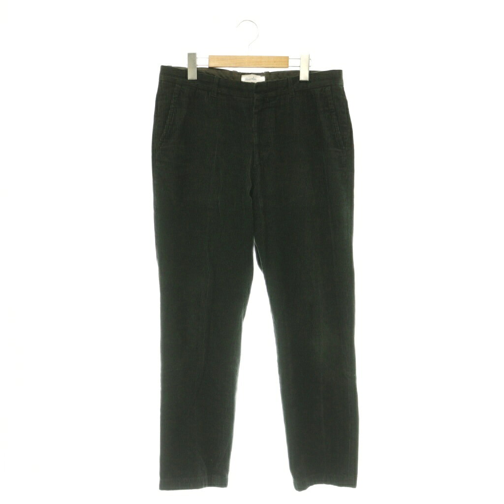 【中古】スティーブンアラン Steven Alan 8WALE CORDUROY SLOW TAPERED PANTS-JUST パンツ テーパード コーデュロイ L グリーン /HK ■OS メンズ 【ベクトル 古着】 260514ブラン...