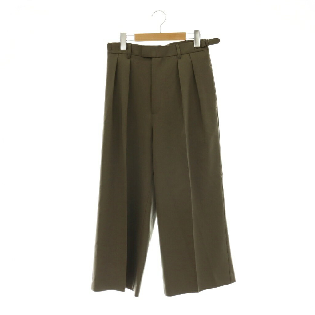 【中古】ミラオーウェン Mila Owen 25AW ウエストベルト タックワイドパンツ センタープレス 0 モカ /HS ■OS レディース 【ベクトル 古着】 260531ブランドミラオーウェン Mila Owen表記サイズ0実寸サイズ...
