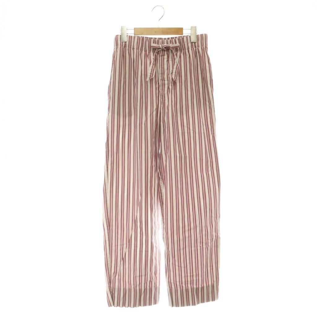 【中古】テクラ TEKLA Holiday Pyjamas Pants パジャマパンツ ストライプ BIOTOP取扱 S パープル /MY ■OS メンズ レディース 【ベクトル 古着】 260602表記サイズS実寸サイズウエスト：70〜c...