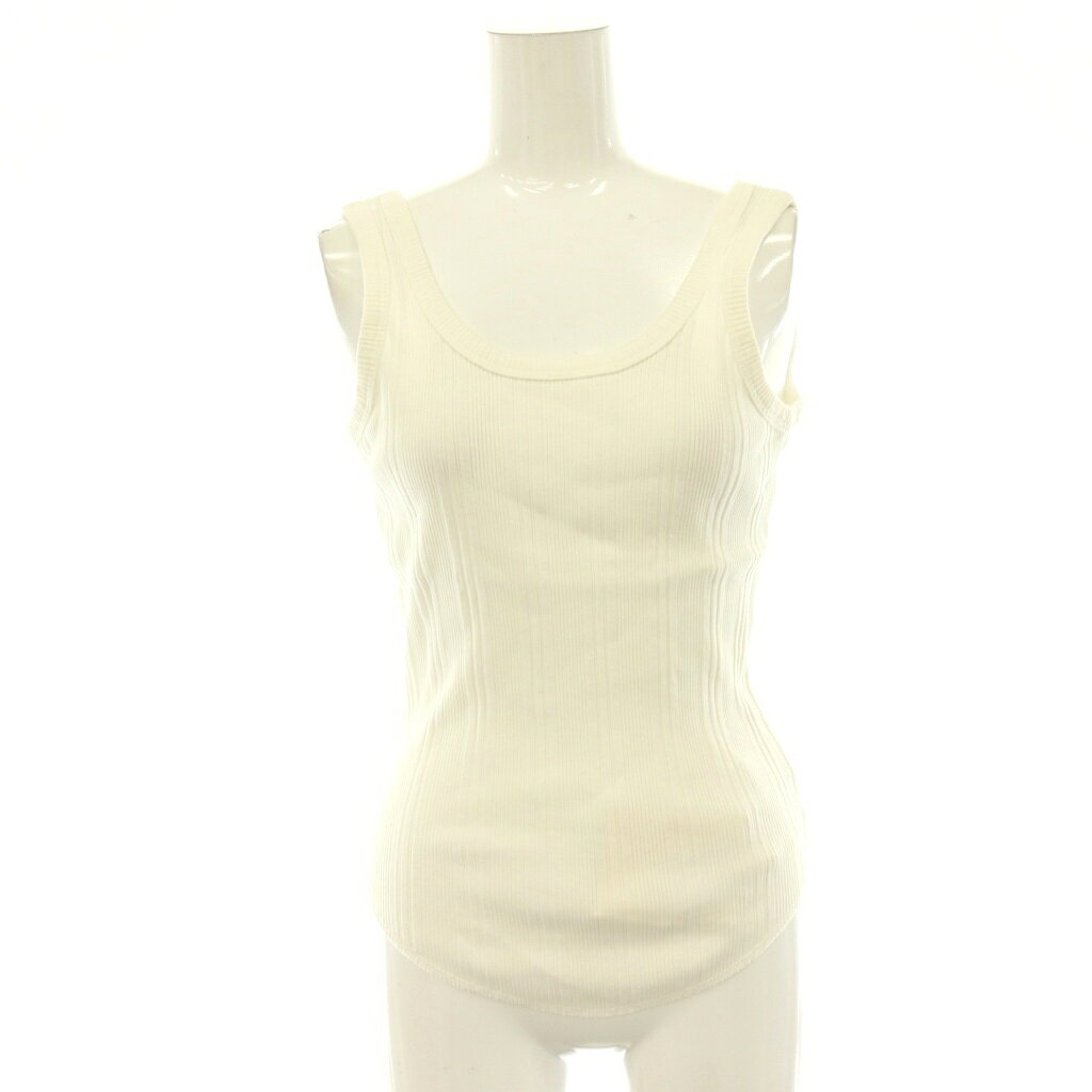 【中古】未使用品 シールーム・リン Sea Room lynn ランダムRIB back Uタンク タンクトップ M ホワイト /ES ■OS ■SH レディース 【ベクトル 古着】 260608ブランドシールーム・リン Sea Room ...